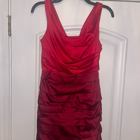 Express | Dresses | Red Express Cocktail Dress | Poshmark